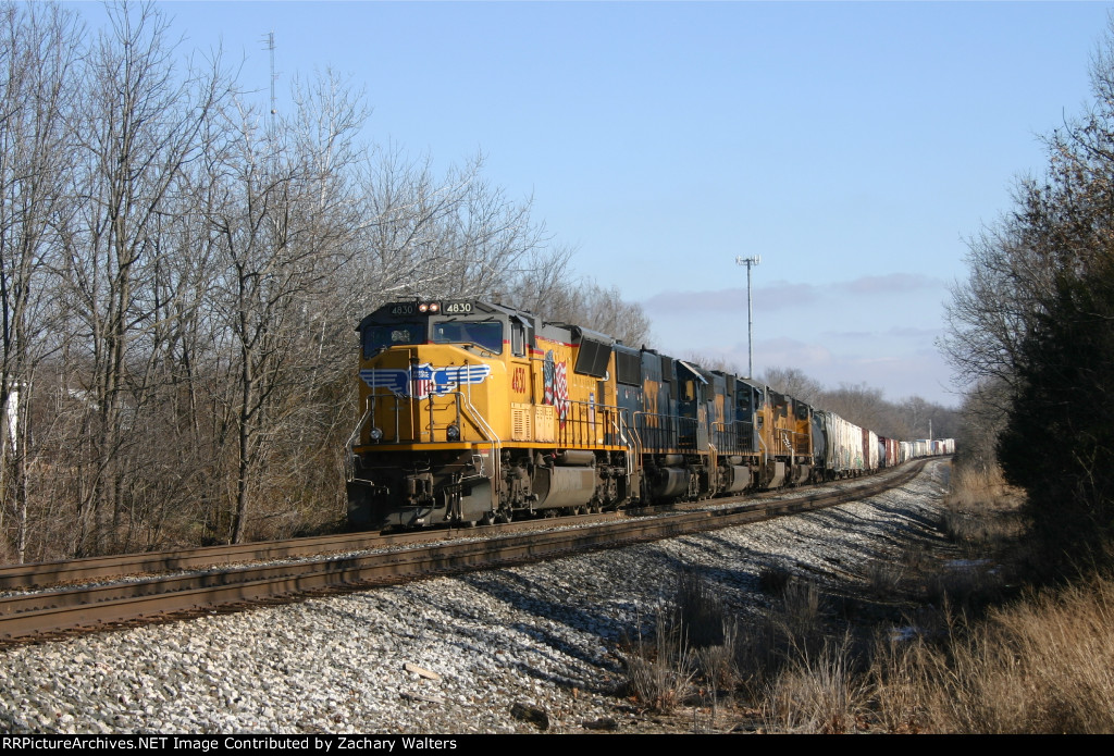 UP 4830 CSX 8524 4510 UP 9429 4504